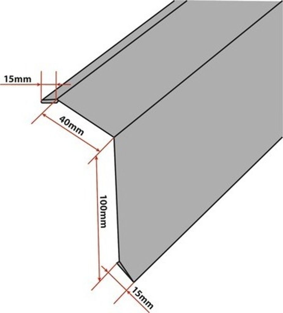 Závětrná lišta Precit Roof H12 pro trapézový | Kaufland.cz