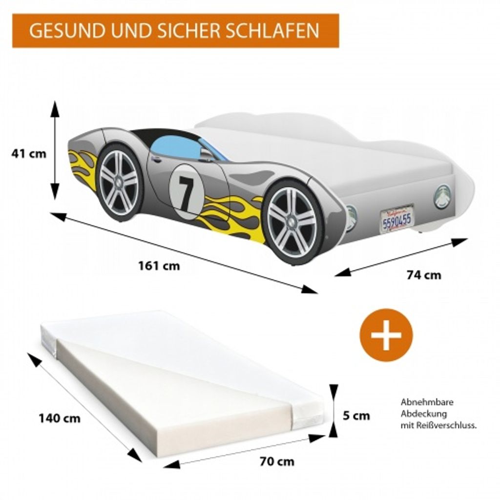 iGLOBAL Kinderbett Autobett Cars Bett | Kaufland.de
