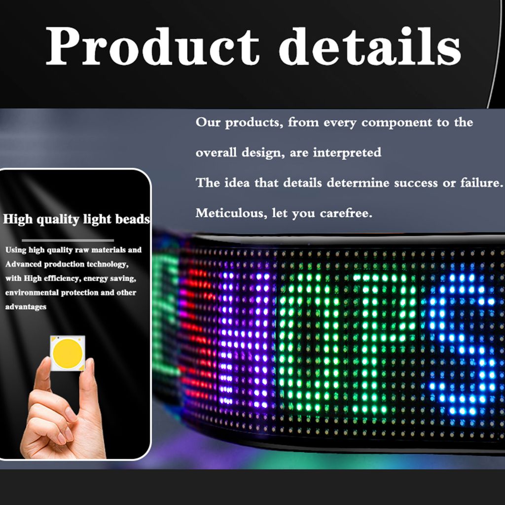 Flexibles LED-Display, APP BT, | Kaufland.de