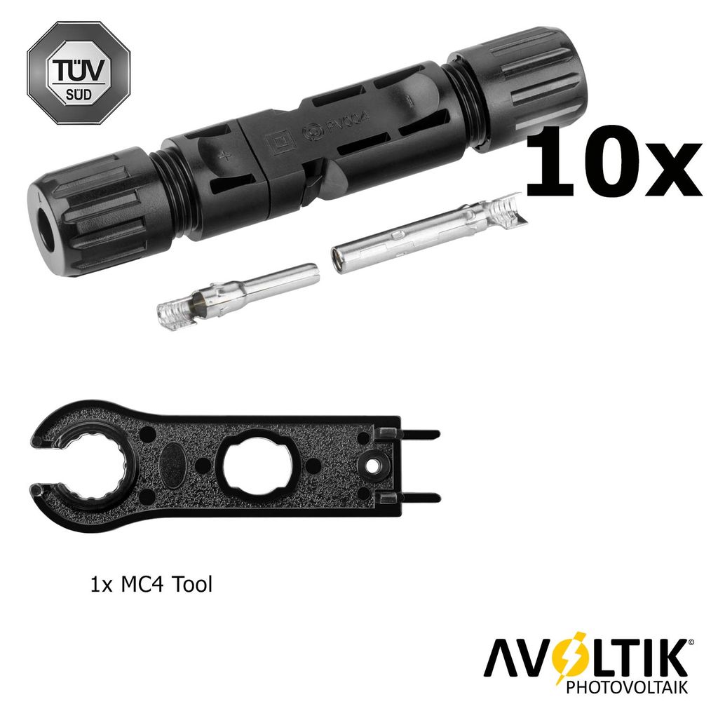 10 Paar MC4 Stecker ( Buchse + Stecker ) DC | Kaufland.de