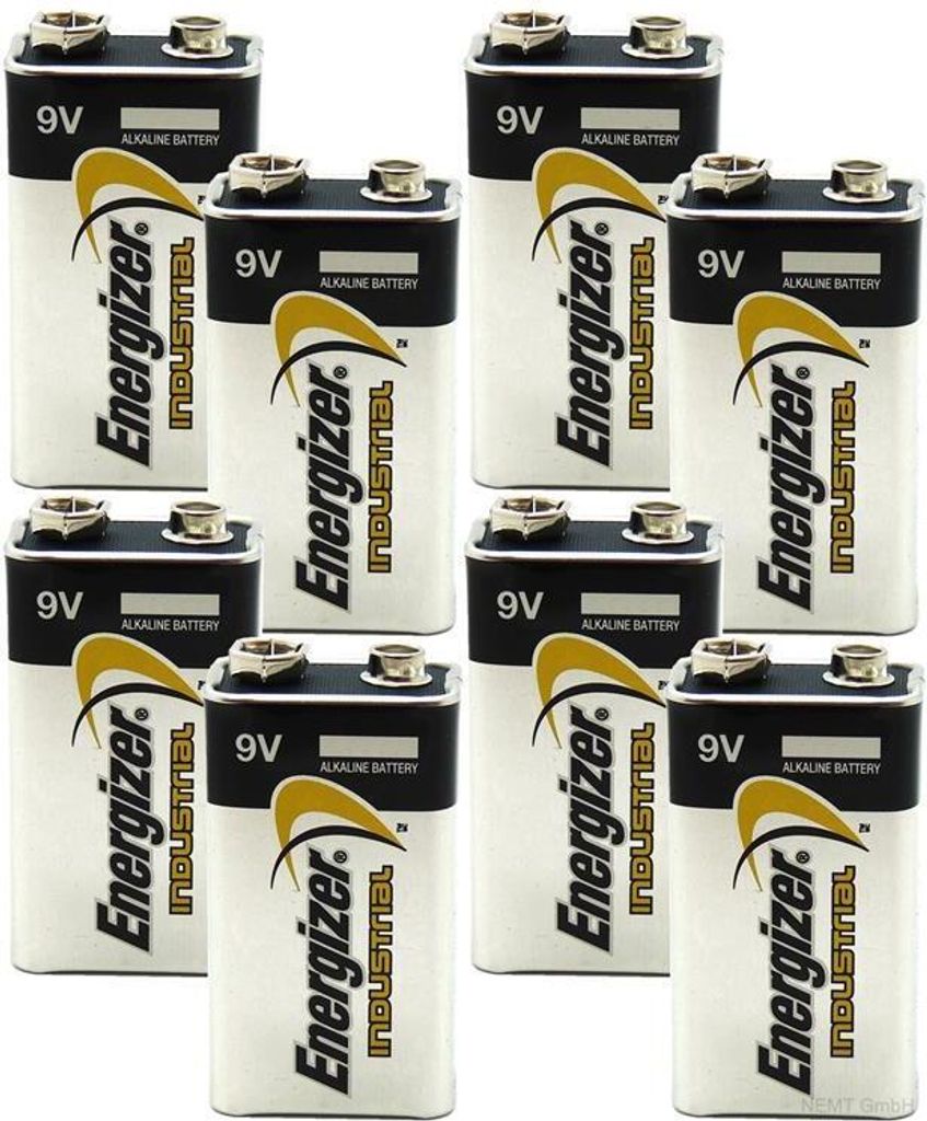 8 x Energizer INDUSTRIAL 9V Block 4LR61 9 V | Kaufland.de