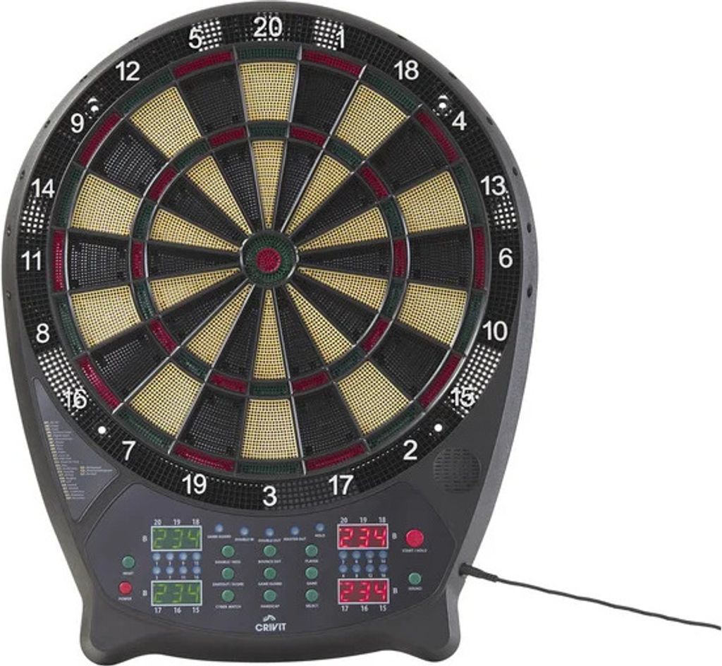 CRIVIT LED-Dartscheibe, mit Cyber-Match-Funktion