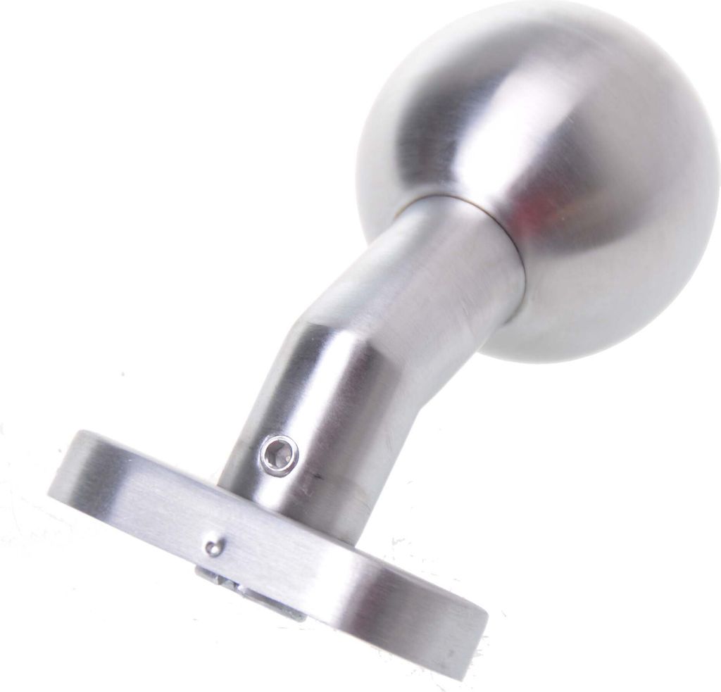 Aqbau® Dveřní klika s koulí na oválné růžici | Kaufland.cz