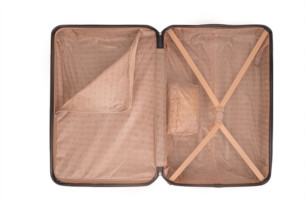 Pevný cestovní kufr Solier, kufr na kolečkách | Kaufland.cz