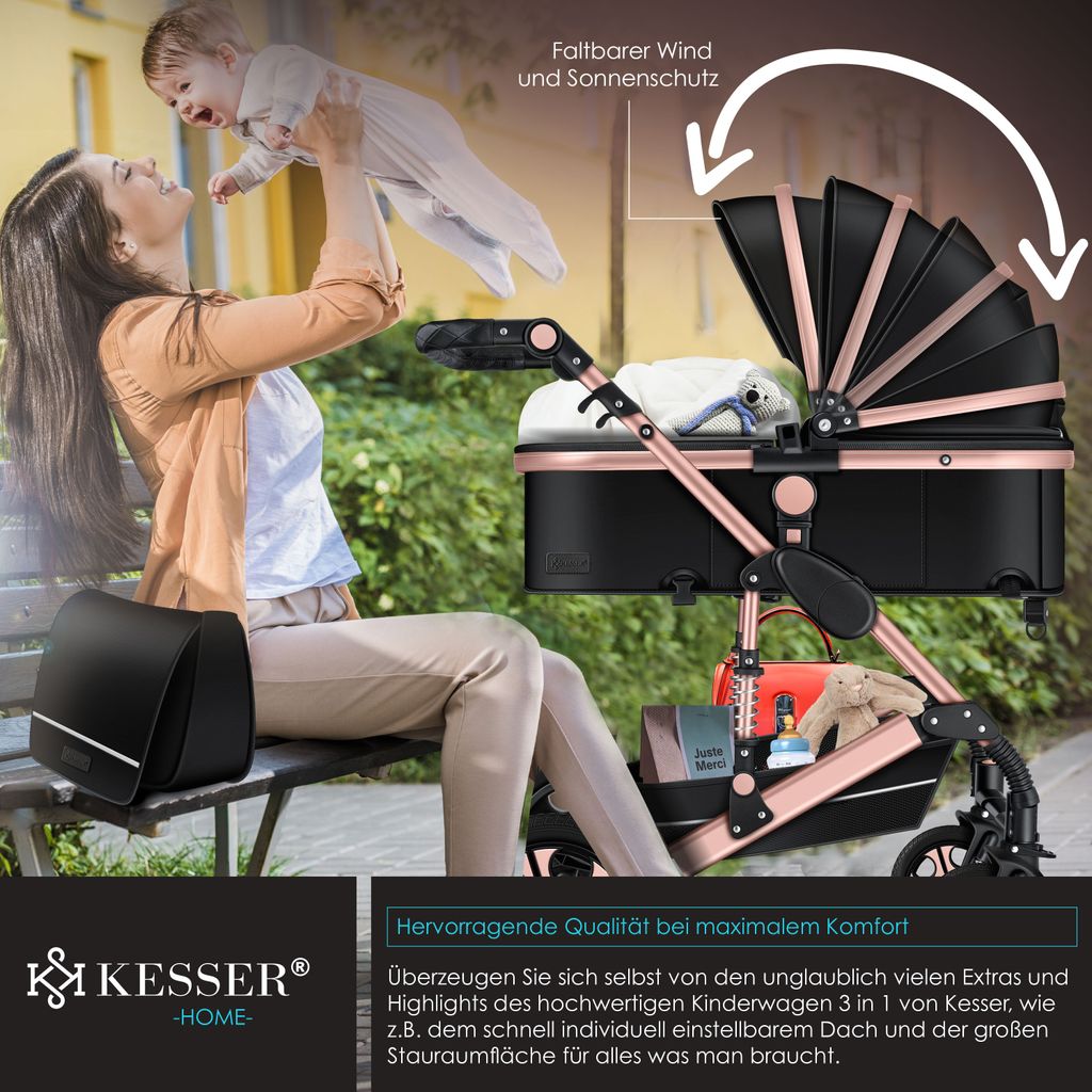 KESSER® Loops 3 in 1 Kinderwagen | Kaufland.de