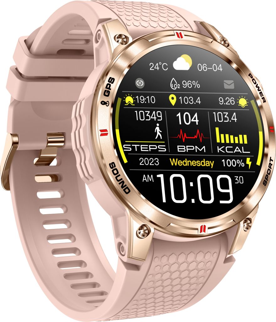 Smartwatch Damski Z Gps Menu Pl Amoled 400Mah | Kaufland.pl