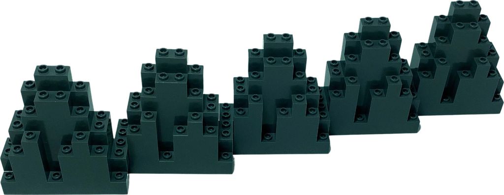 LEGO® 3x8x7 Skalní deska LURP Mountain Dark | Kaufland.cz