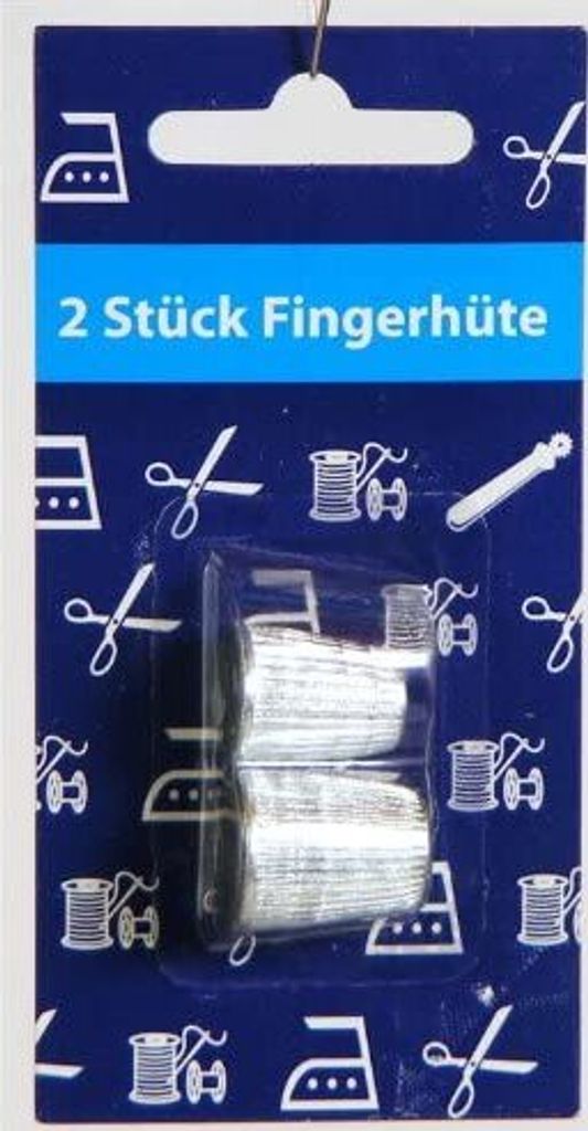 2er Set Metall-Fingerhut (9/16mm und 3/14mm) | Kaufland.de