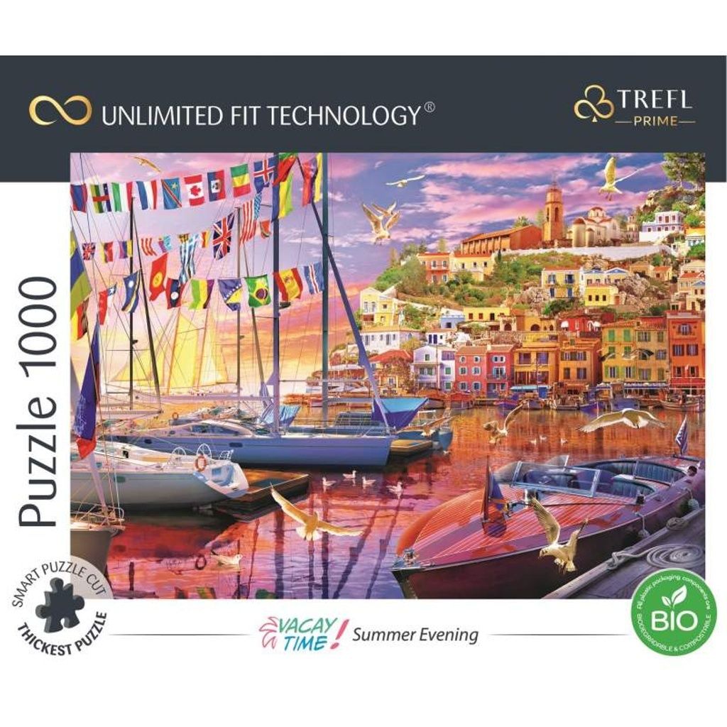 TREFL Puzzle UFT Vacay Time: Letní večer 1000 | Kaufland.cz