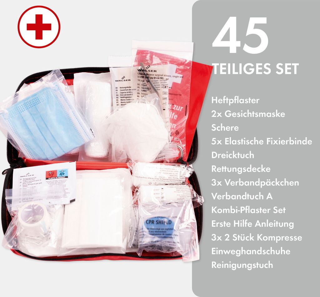 WALSER Erste Hilfe Set Auto 2025, | Kaufland.de