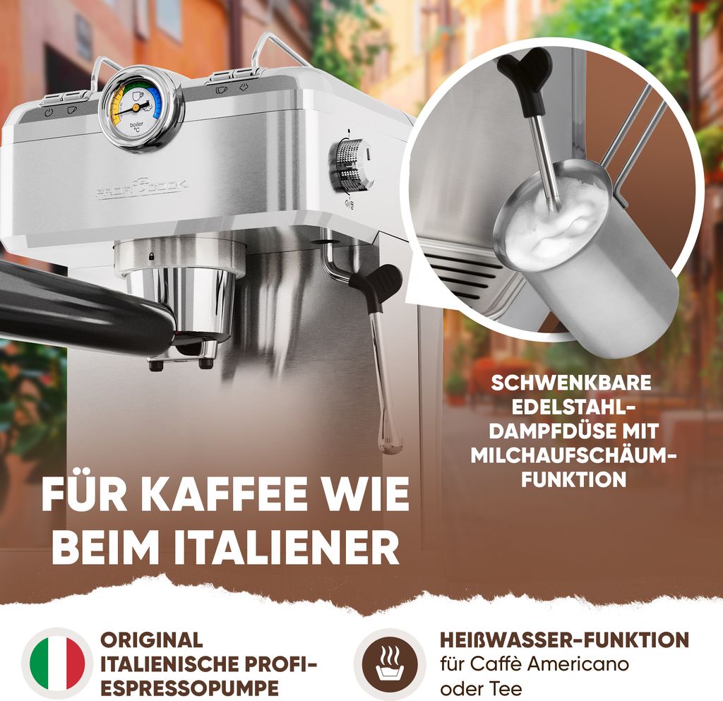 Profi Cook® Espressomaschine | italienische | Kaufland.de