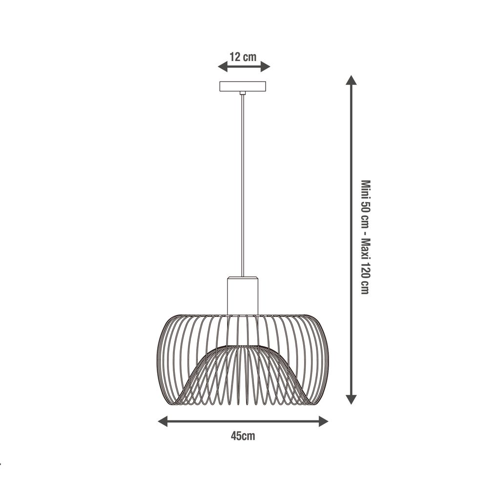 INSPIRE - Hängeleuchte - ANEMONE- 1 x E27 60 | Kaufland.de