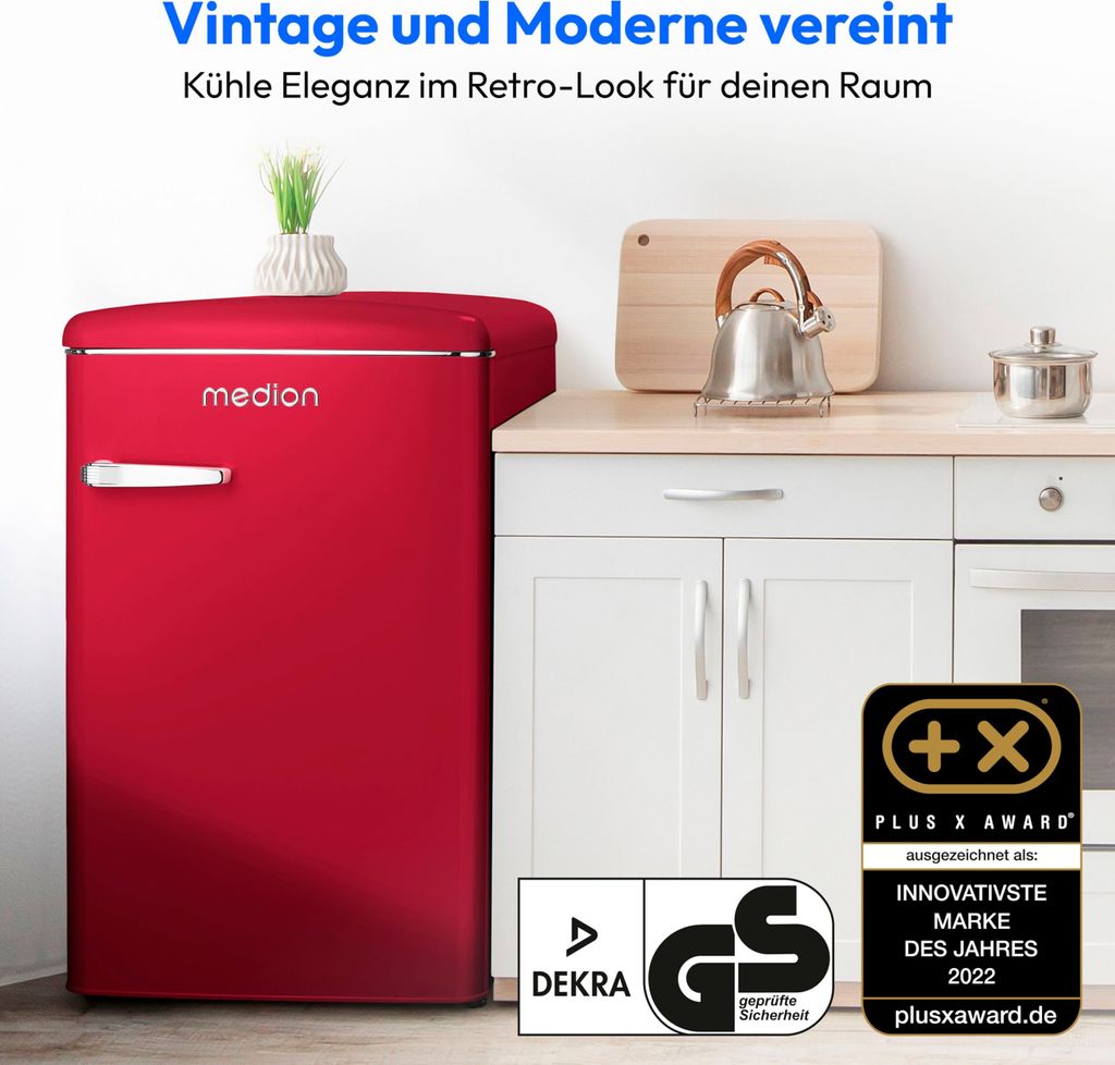 MEDION Retro Kühl-Gefrierkombination (95L | Kaufland.de