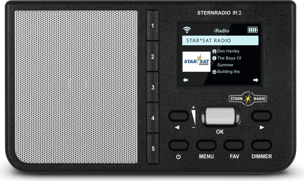 TechniSat 0000/3967 Technisat Sternradio IR 2 schwarz