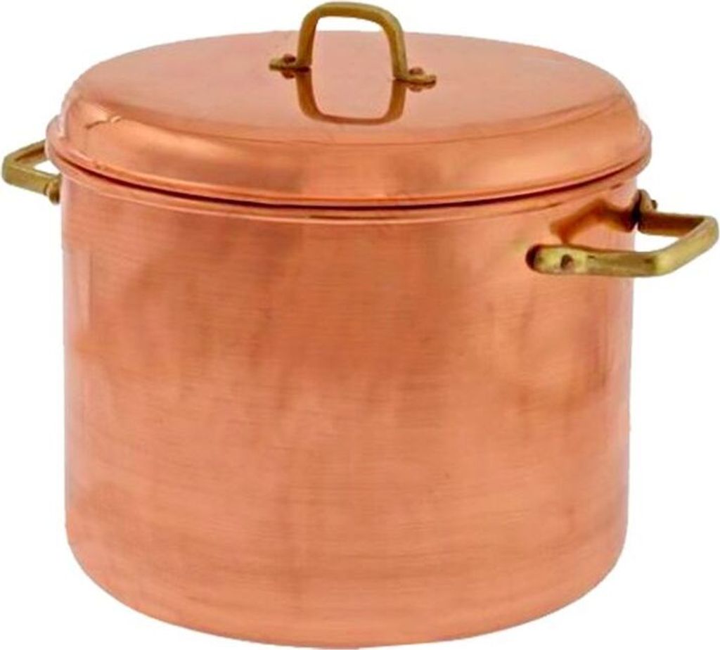Medené hrnce s ušami 30 cm Univerzálne hrnce na varenie