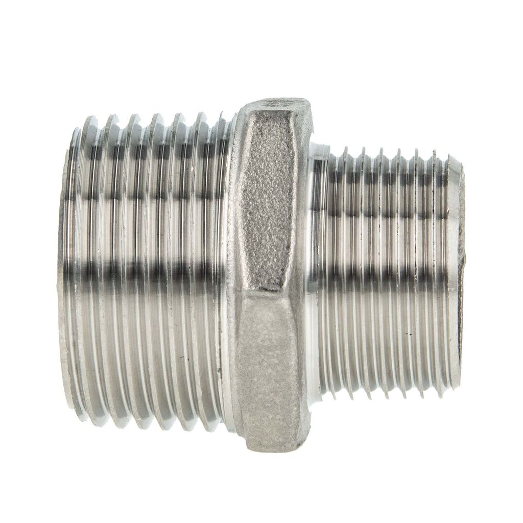 tecuro Reduktions-Doppelnippel Edelstahl V4A | Kaufland.de