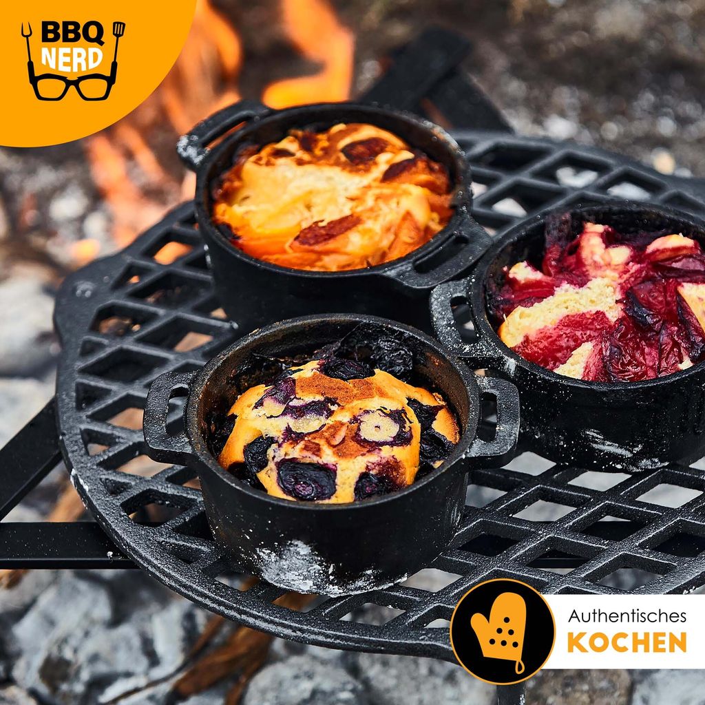 BBQ-Nerd 6er Set Mini Dutch Oven - Kleiner | Kaufland.de