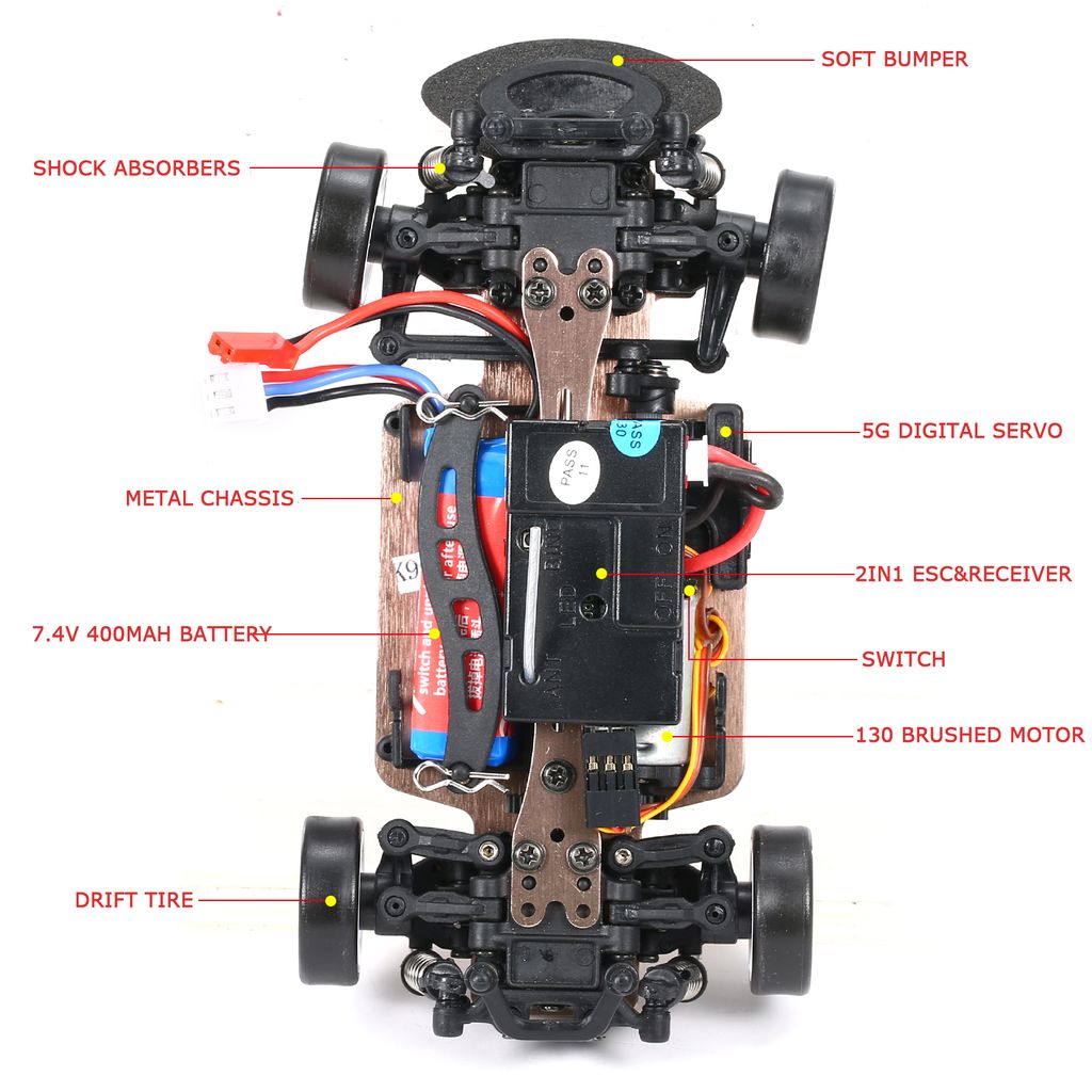 WLtoys K969 RC Drift Car 1/28 RC Car 2,4 GHz | Kaufland.cz