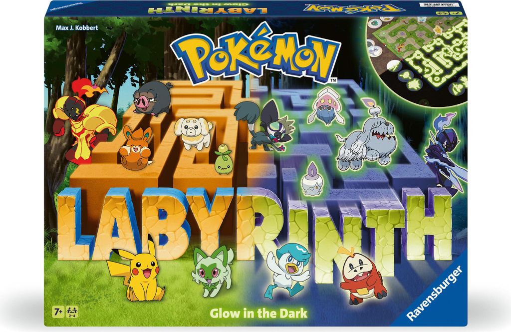 Pokémon Labyrinth Glow in the Dark Ravensburger 22705
