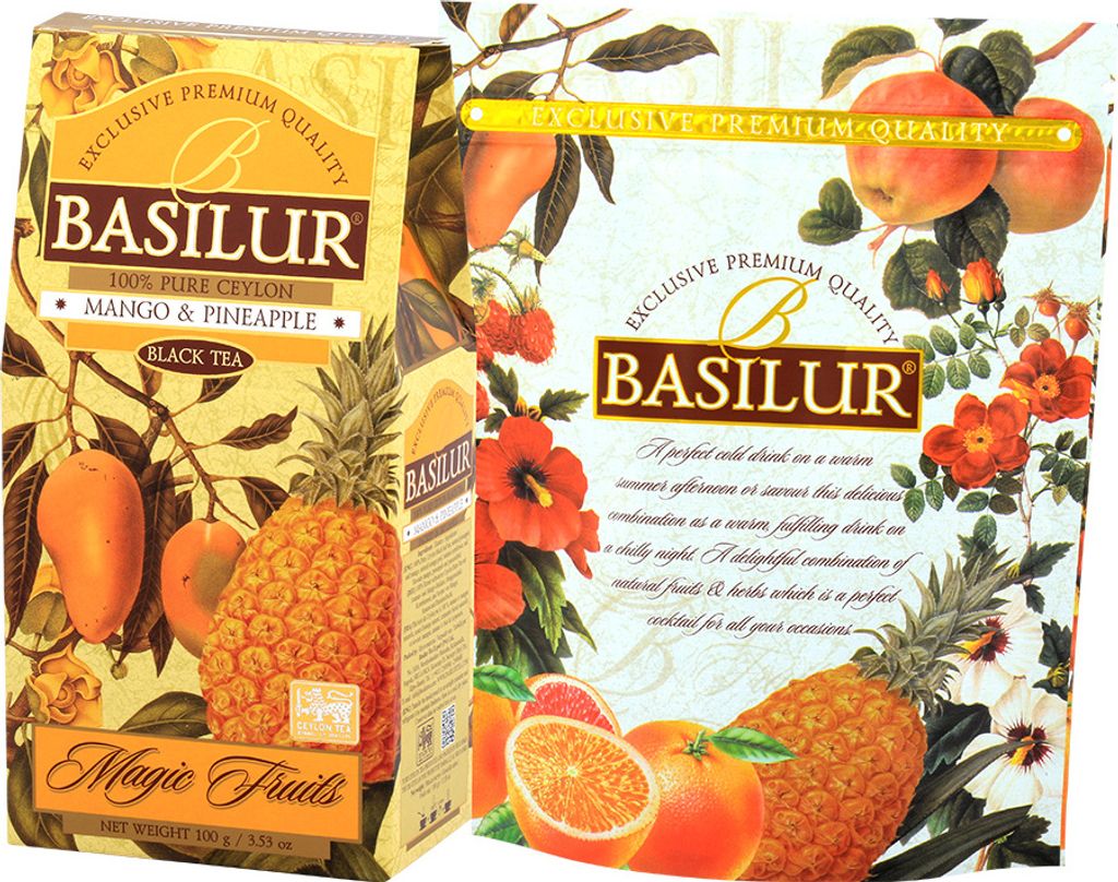 BASILUR Schwarzer Ceylon Tee mit Ananas Mango | Kaufland.de