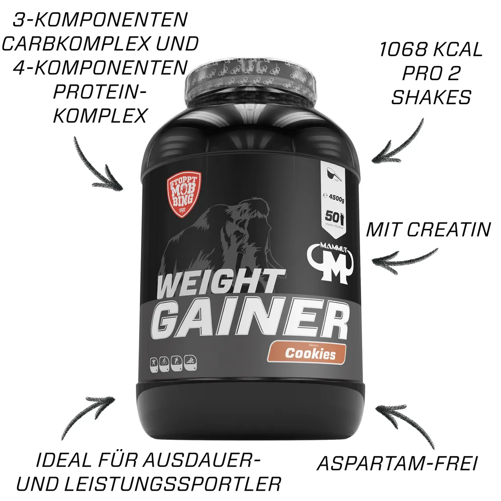 Weight Gainer 4500 g Dose - 50 Portionen + | Kaufland.de