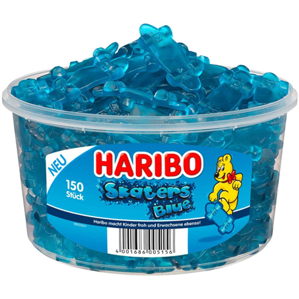 Haribo ovocné žuvačky Skaters Blue 150 ST | Kaufland.sk