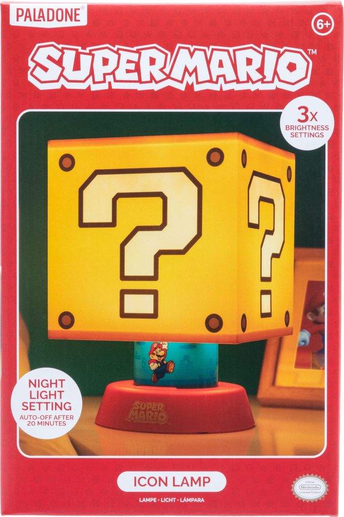 Super Mario LED-Lampe Icon 26 cm Wandleuchten | Kaufland.de