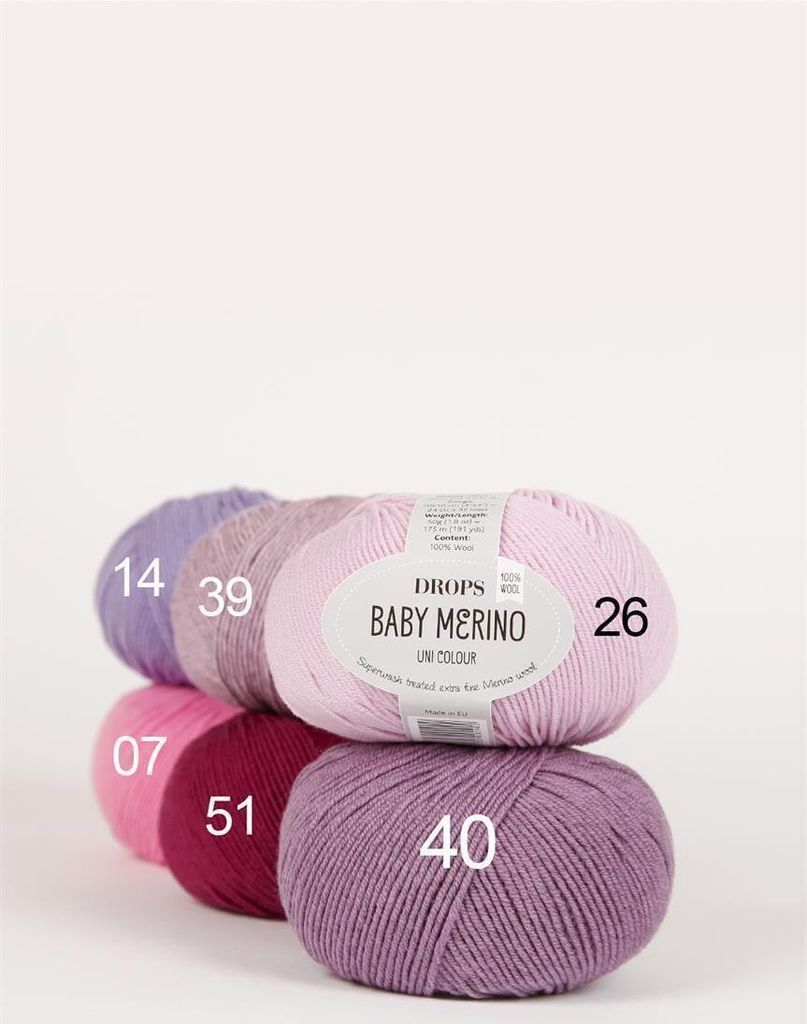 DROPS Baby Merino 51 bordeaux Wełna | Kaufland.pl