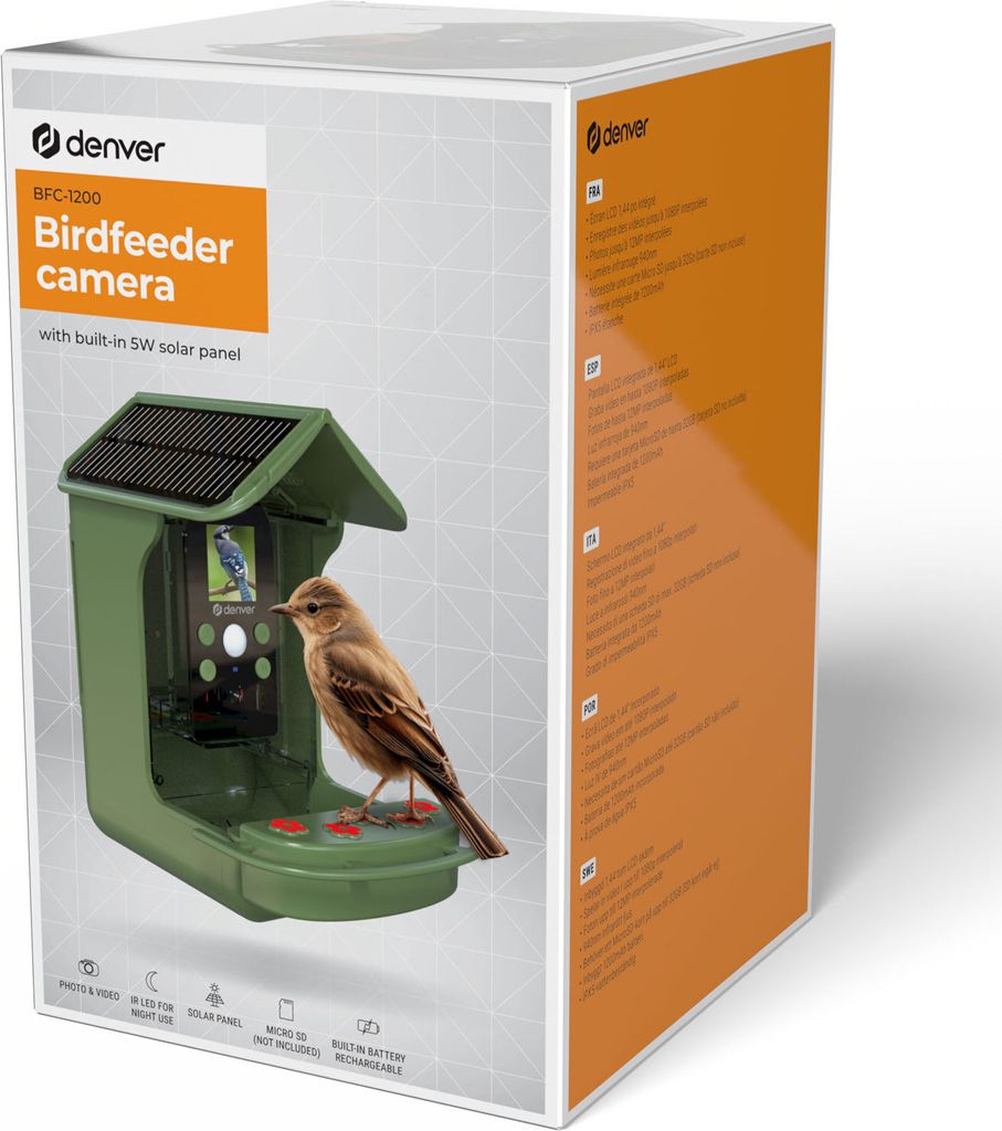 Denver BFC-1200 Bird Feeder Camera | Kaufland.cz
