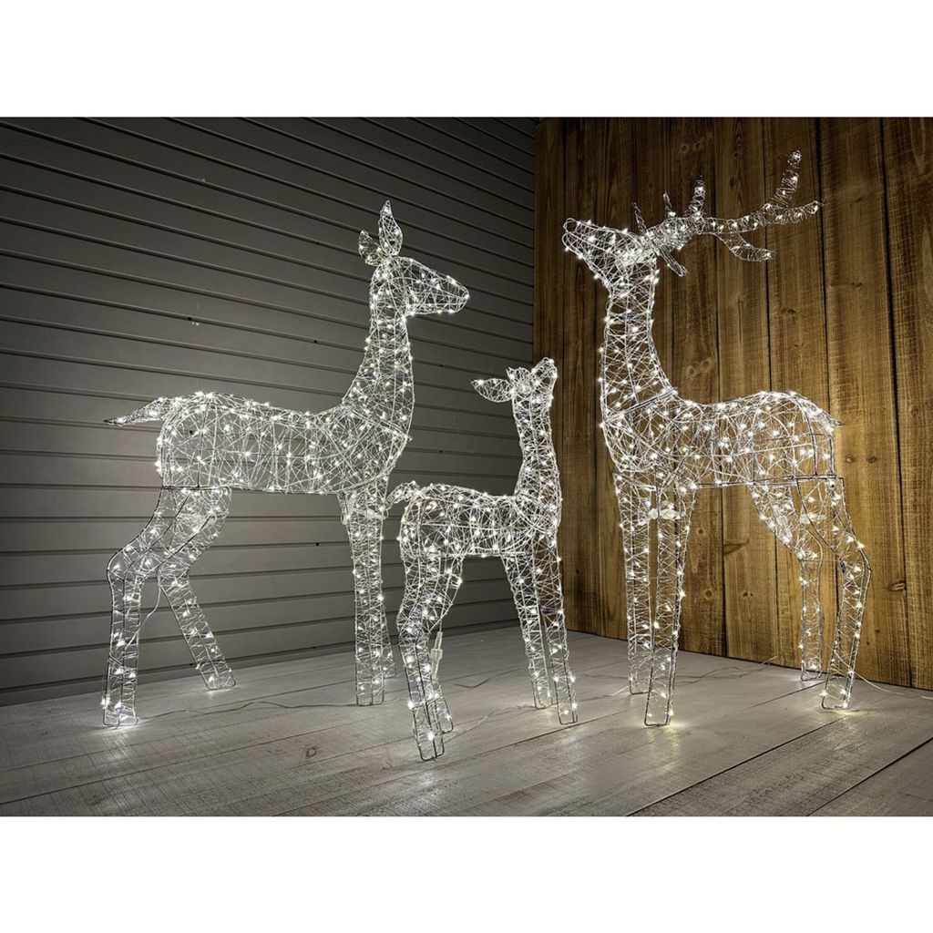 3er Set LED Rentiere Rentierfamilie 700 LEDs | Kaufland.de