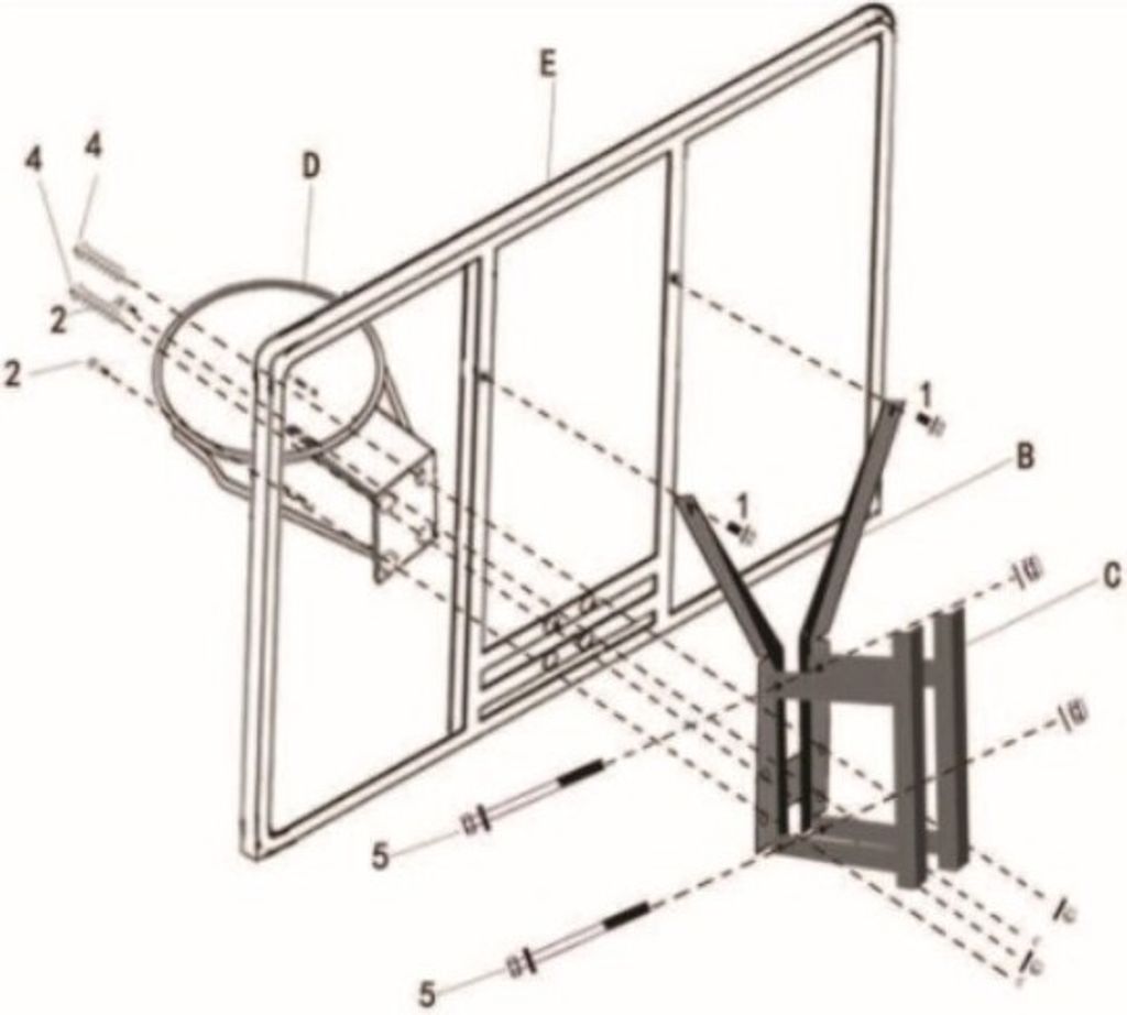 MASTER Basketball-Backboard 110 x 75 cm Acryl | Kaufland.de