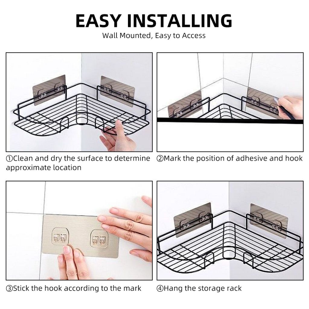Protizávěsná rohová polička do sprchy ze | Kaufland.cz