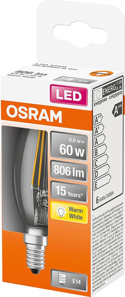 OSRAM Žárovka LED s paticí E14, tvar svíčky, | Kaufland.cz