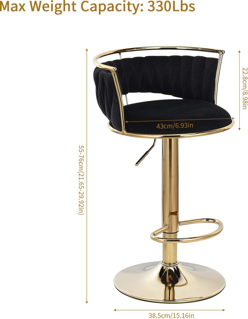 CDGlobal Drehbare Barhocker 2er Set | Kaufland.de
