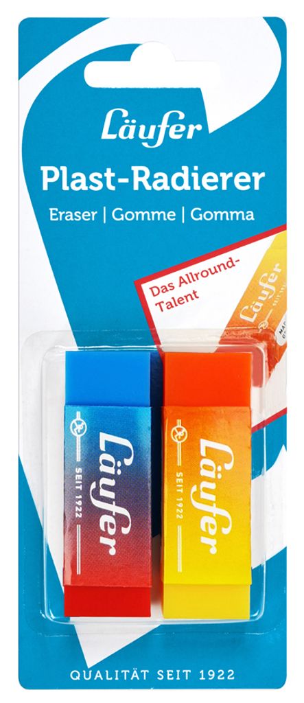 Läufer Kunststoff-Radierer PLAST COLOR 2er | Kaufland.de
