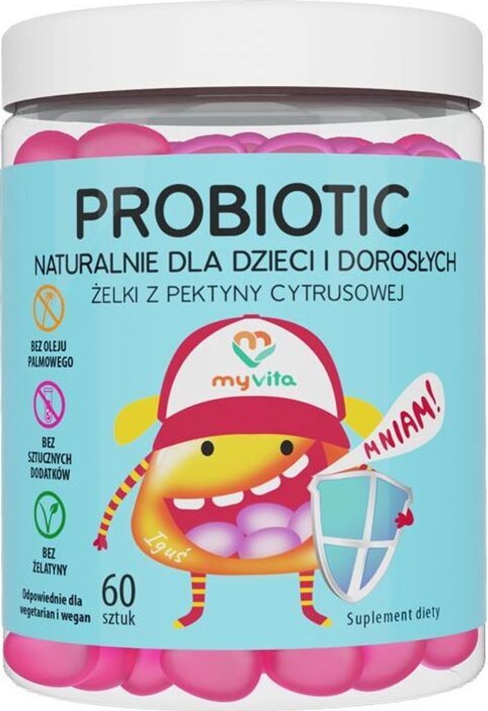 Myvita Probiotic Natural Jelly Beans for Children and