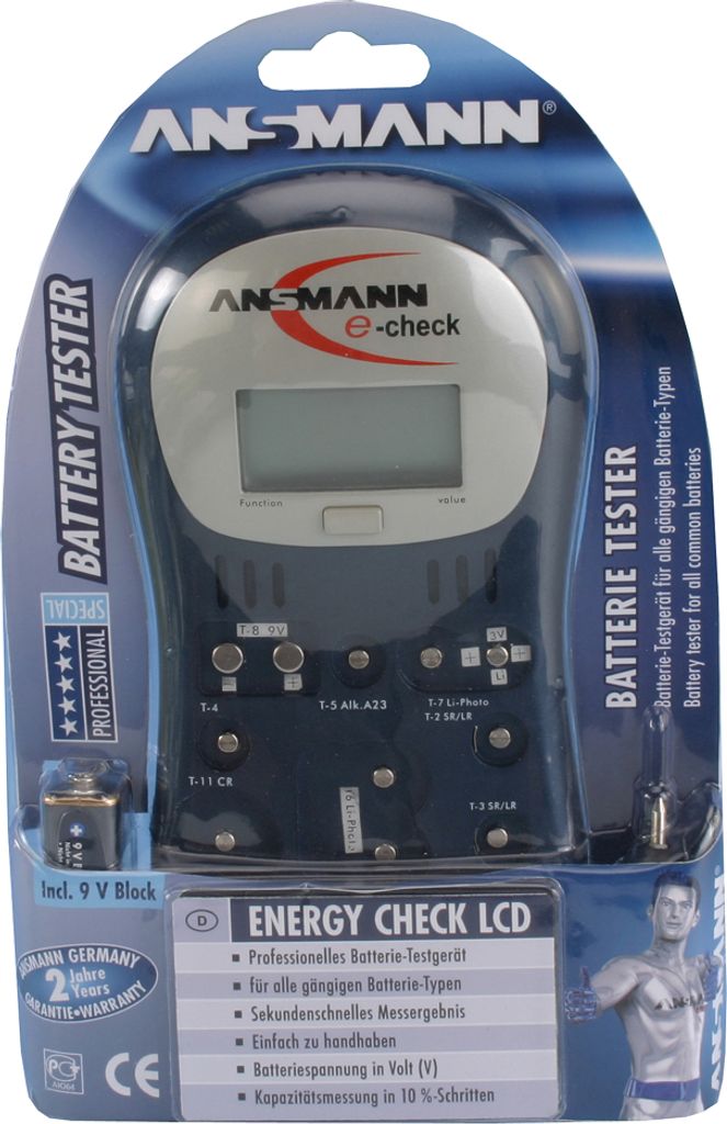 Ansmann 4000392 Ansmann Energy Check LCD tester baterií