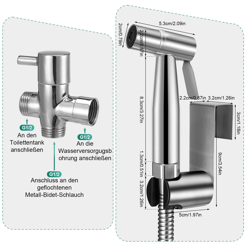 Ruční sprcha do vany bidet pro bidetovou | Kaufland.cz