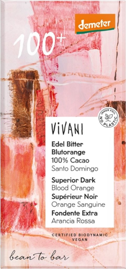 Vivani Edel Bitter Blutorange 100% Cacao | Kaufland.de