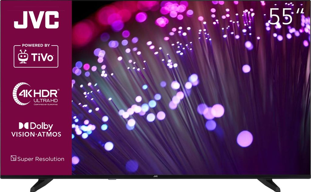 JVC 55 Zoll Fernseher Smart TV (4K UHD, HDR Dolby Vision,
