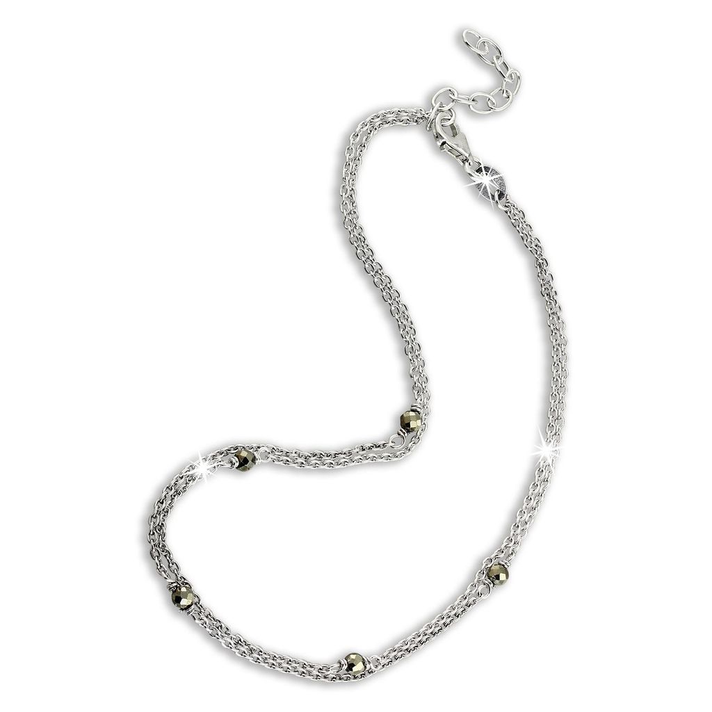 SilberDream Fußkette 925 Silber 25cm Perlen | Kaufland.de