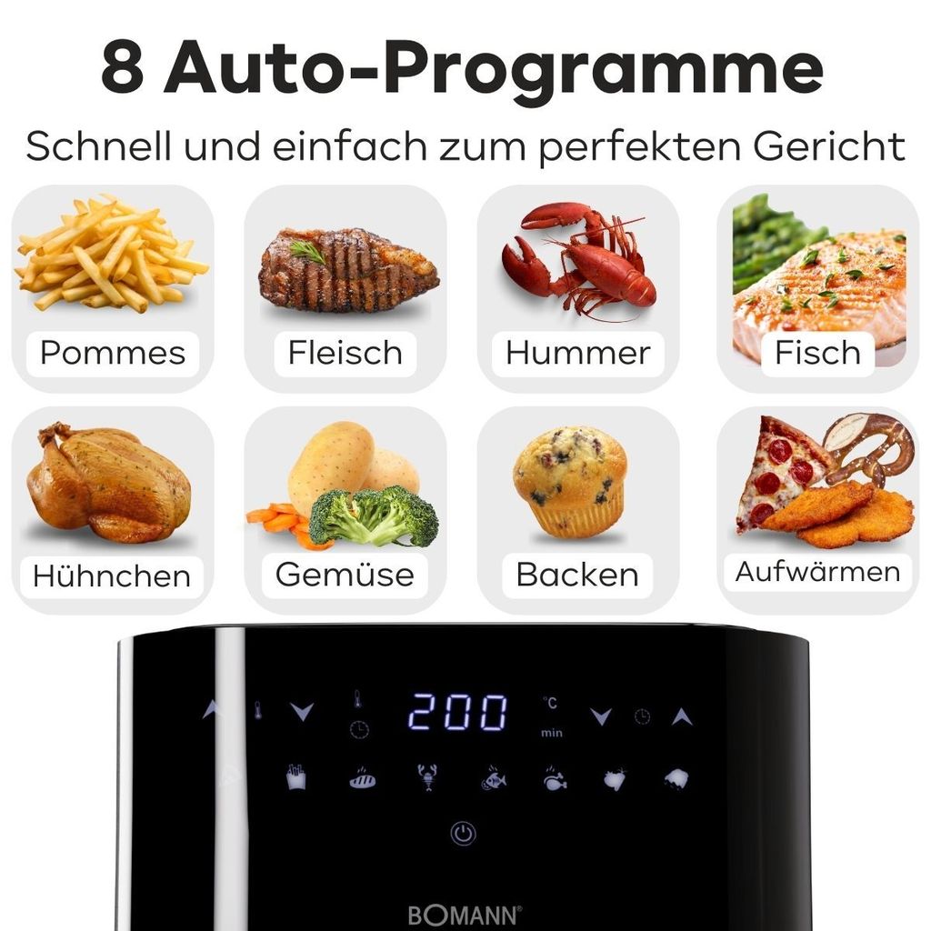 Bomann® Heißluftfritteuse XXL - 5L Fritteuse | Kaufland.de