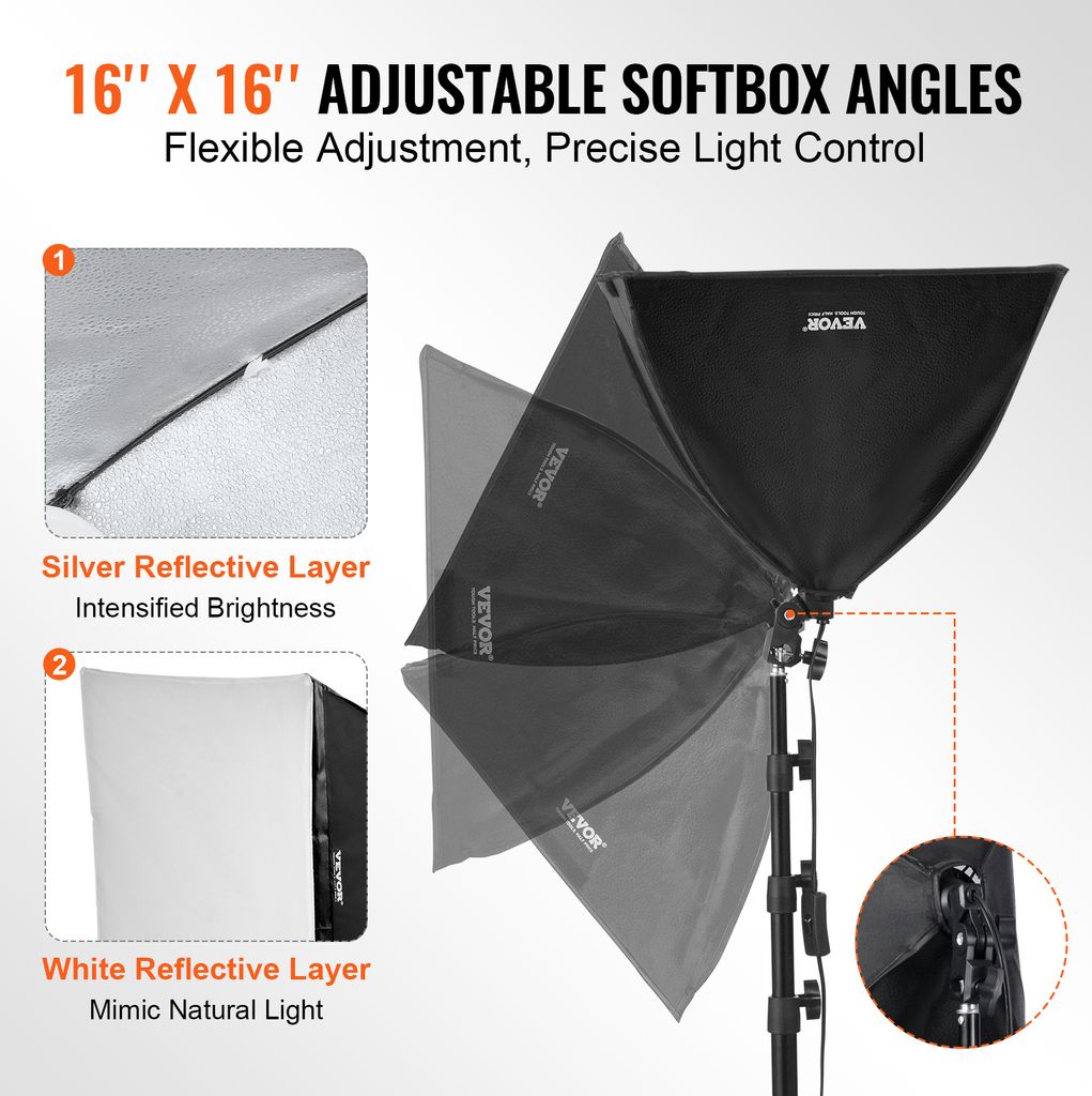 VEVOR Softbox-Set, 400 x 400 mm, | Kaufland.de