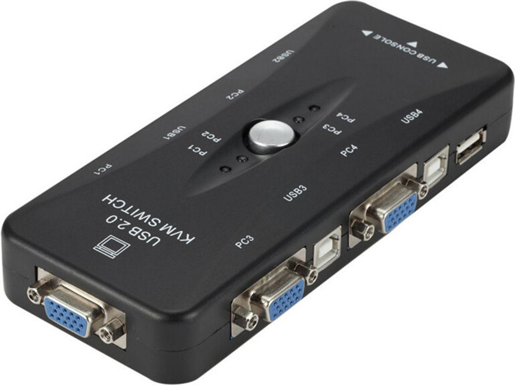 41UA HOPE R KVM prepínač, 4 porty, USB 2.0 A | Kaufland.sk