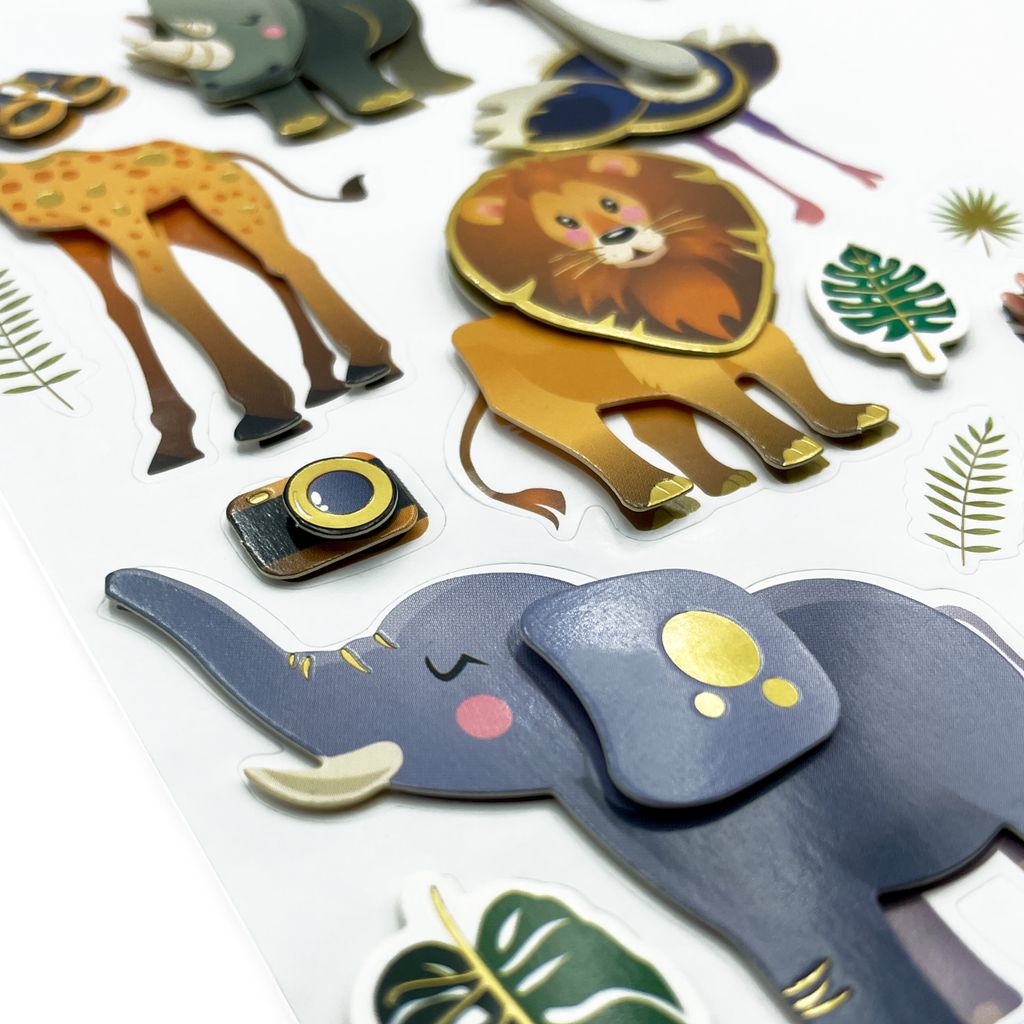 Oblique Unique 14 3D Sticker Tiere und | Kaufland.de