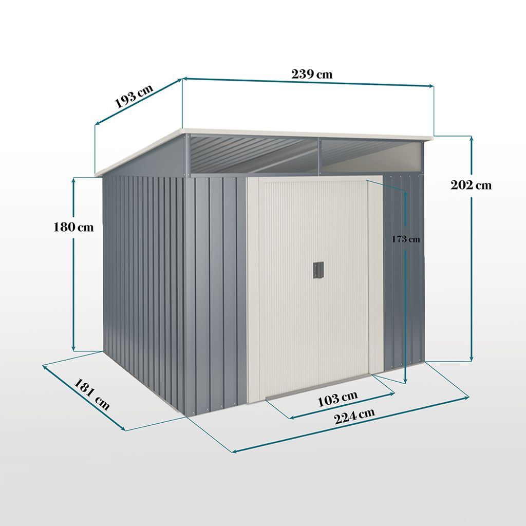 Metall-Schuppen Geräteschuppen | Kaufland.de