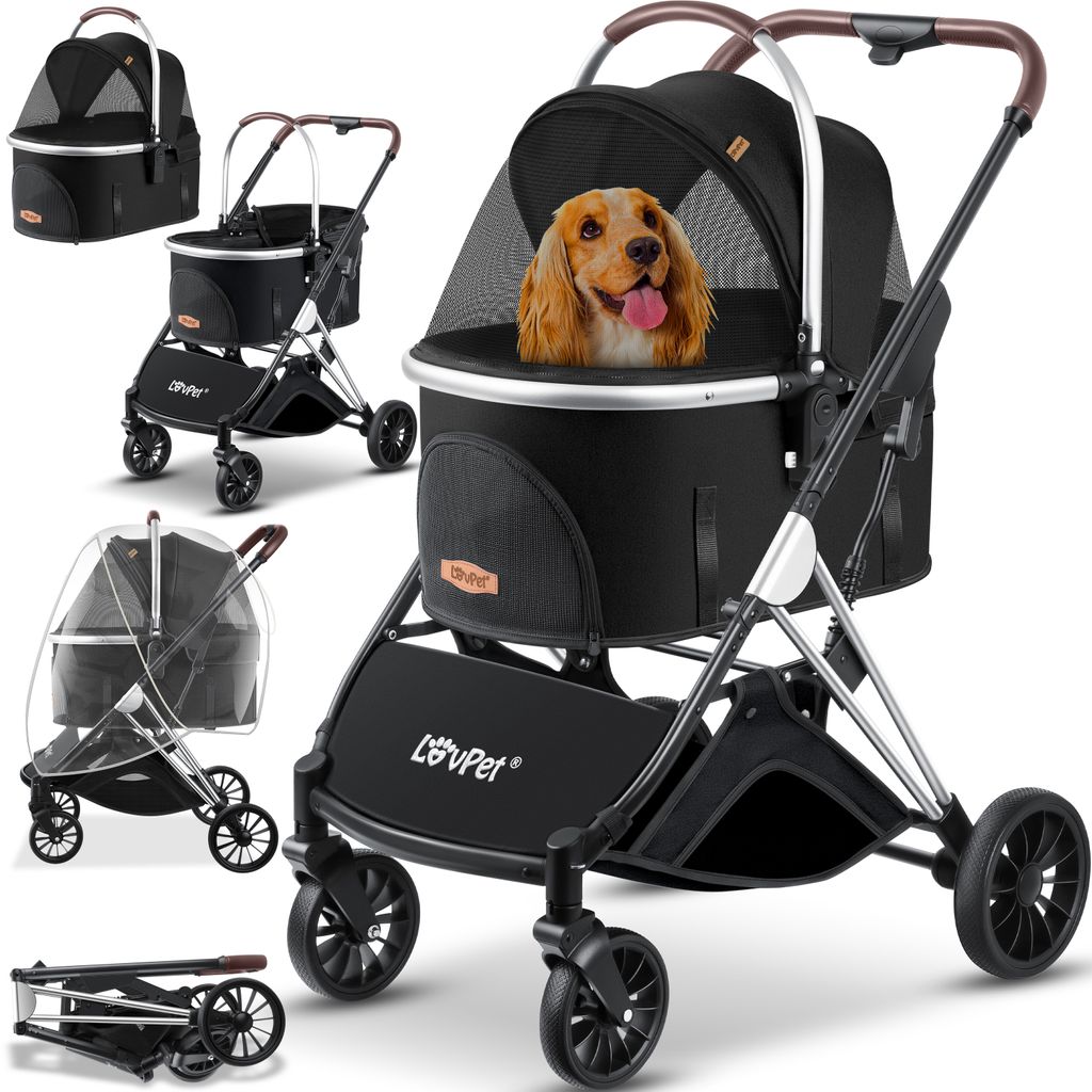 LOVPET® Hundewagen 3in1 Hundebuggy Hundebox | Kaufland.de