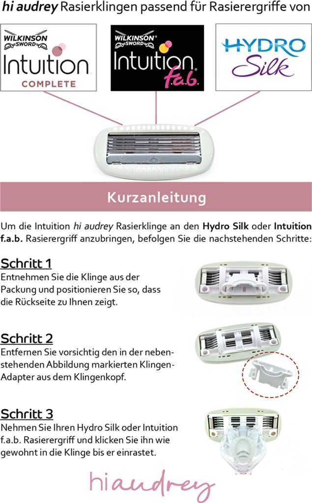 Žiletky Wilkinson Intuition Hi Audrey, balení | Kaufland.cz