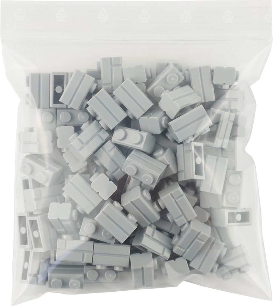 100x klocek LEGO 1x2 z profilem ceglanym, | Kaufland.pl