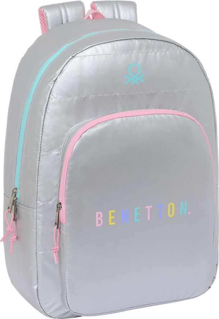 Školský batoh Benetton Silver Padding | Kaufland.sk